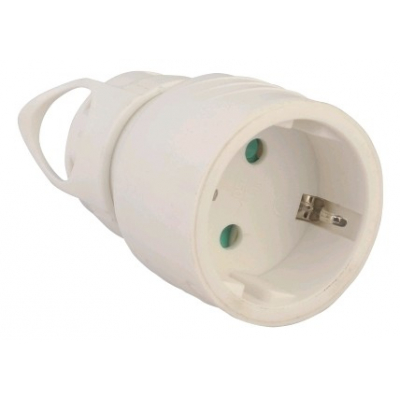 Rewireable IP20 Socket Earthed with Pull tab